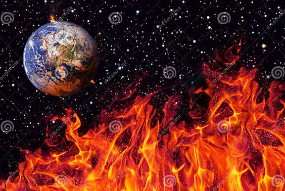 Apocalypse, the Earth Destroyed by Exploding Sun . End of the Time ...