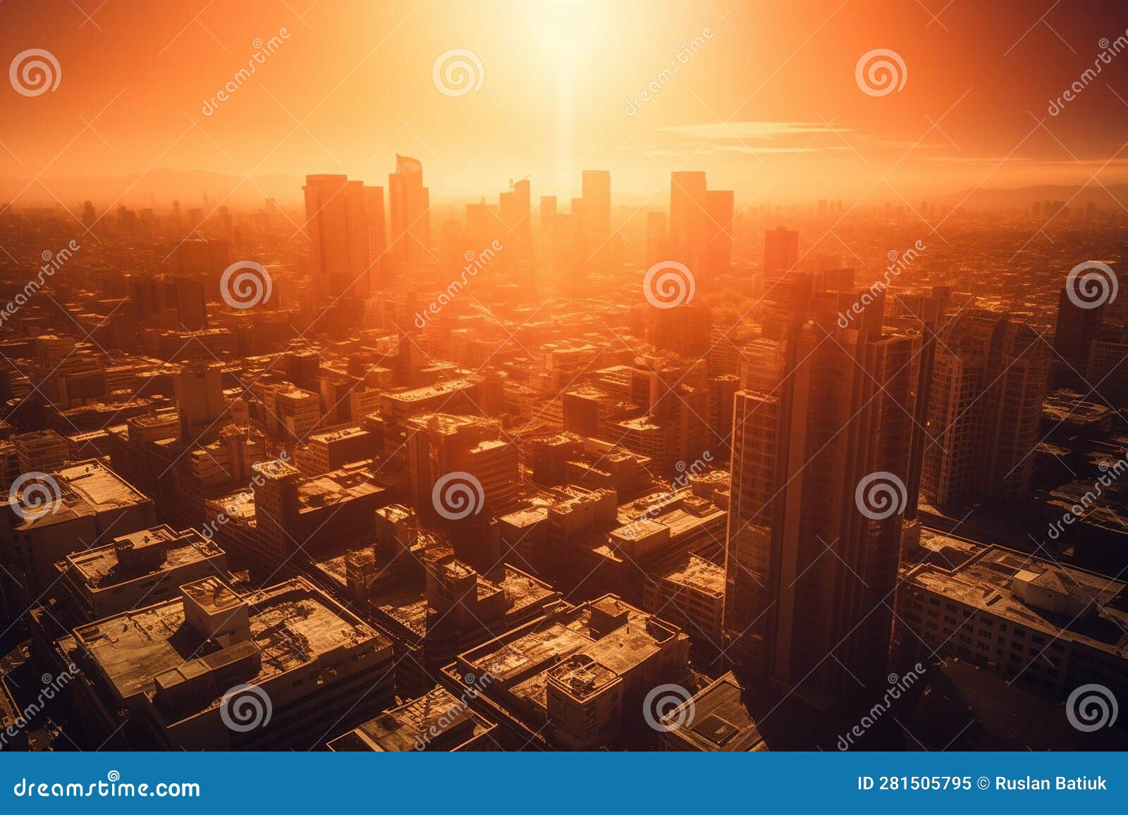 Apocalypse, Fire and Melting of Planet Earth. Global Warming of the ...