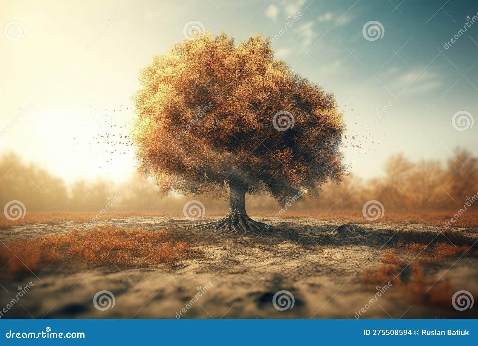 Apocalypse, Fire and Melting of Planet Earth. Global Warming of the ...