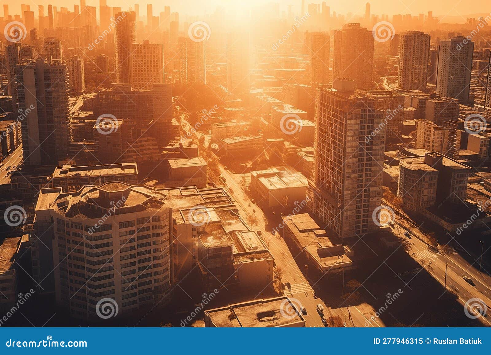 Apocalypse, Fire and Melting of Planet Earth. Global Warming of the ...