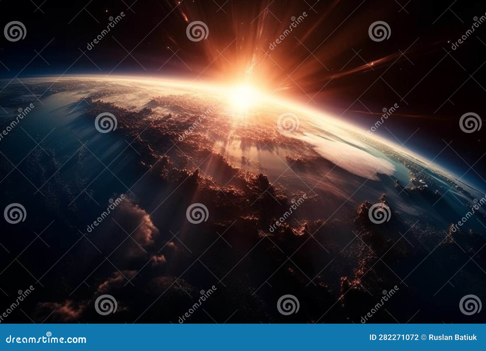 Apocalypse, Fire and Melting of Planet Earth. Global Warming of the ...