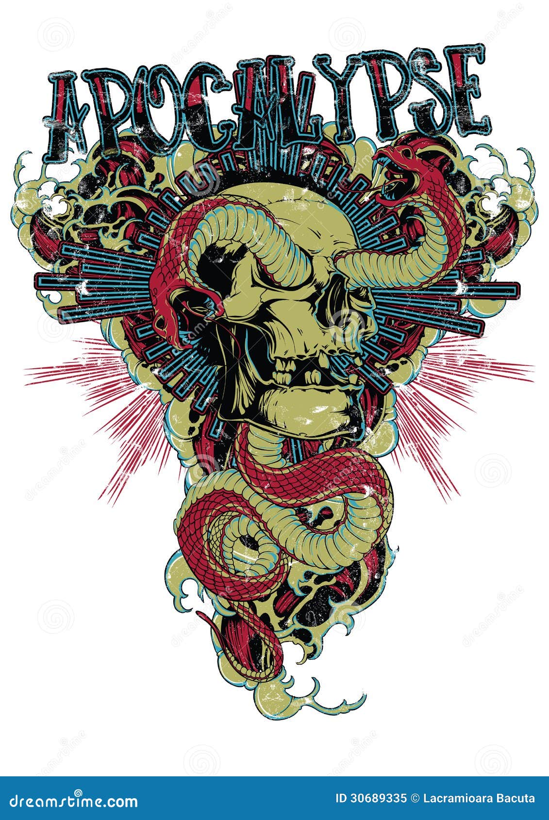 Apocalypse now stock vector. Illustration of body, dead - 30689335