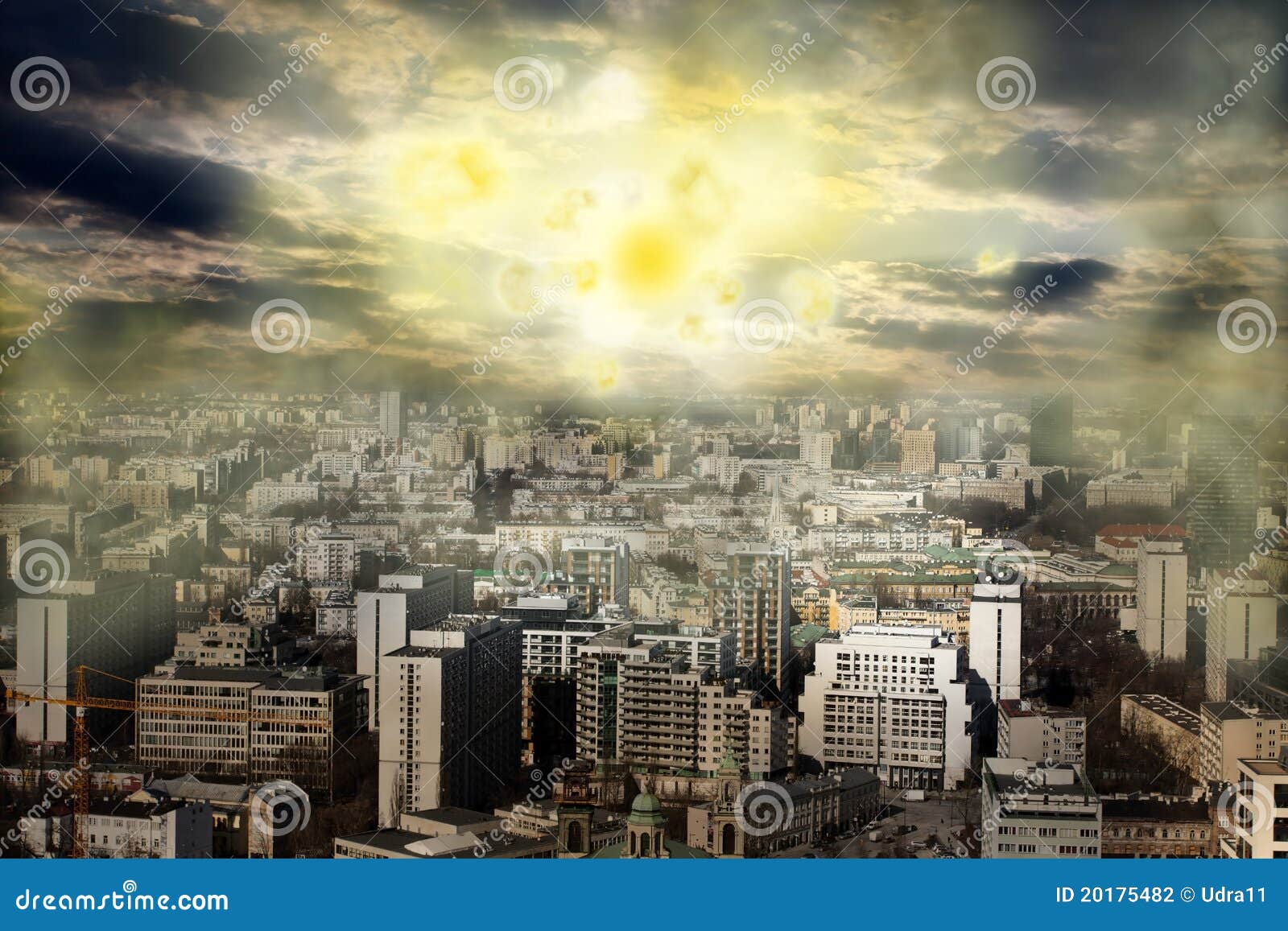 Apocalypse Sun Explosion Magnetic Storm Stock Photo - Image of dead ...