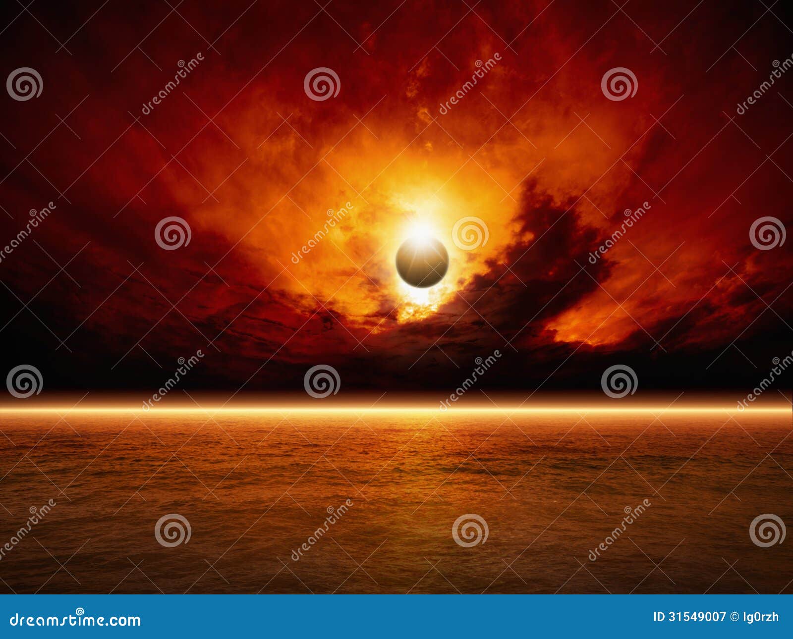 Apocalyptic Background Royalty-Free Stock Photography | CartoonDealer ...
