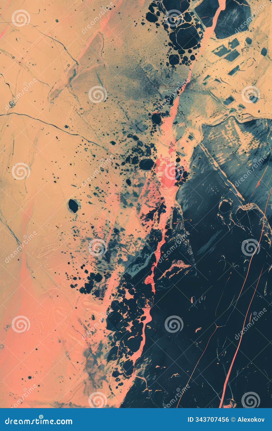 Apocalyptic Disintegration of Natural Decay Background Generative AI ...