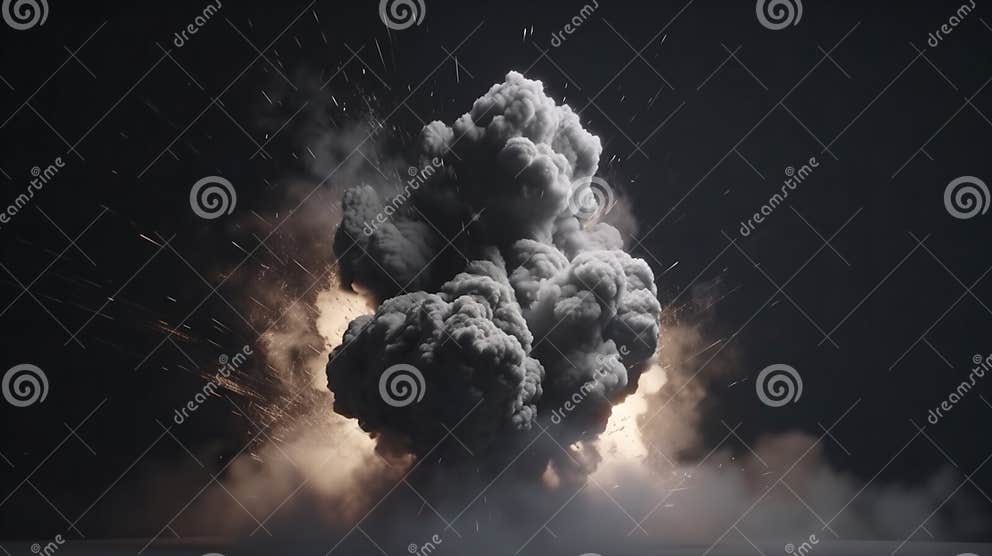 Apocalyptic Explosion: a Dramatic Rendering of Devastation and ...