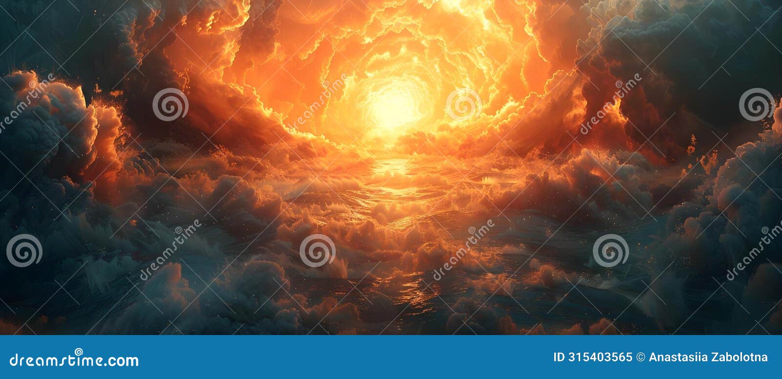 Apocalyptic Fury: a Minimalist Vision of Nuclear Impact. Concept ...