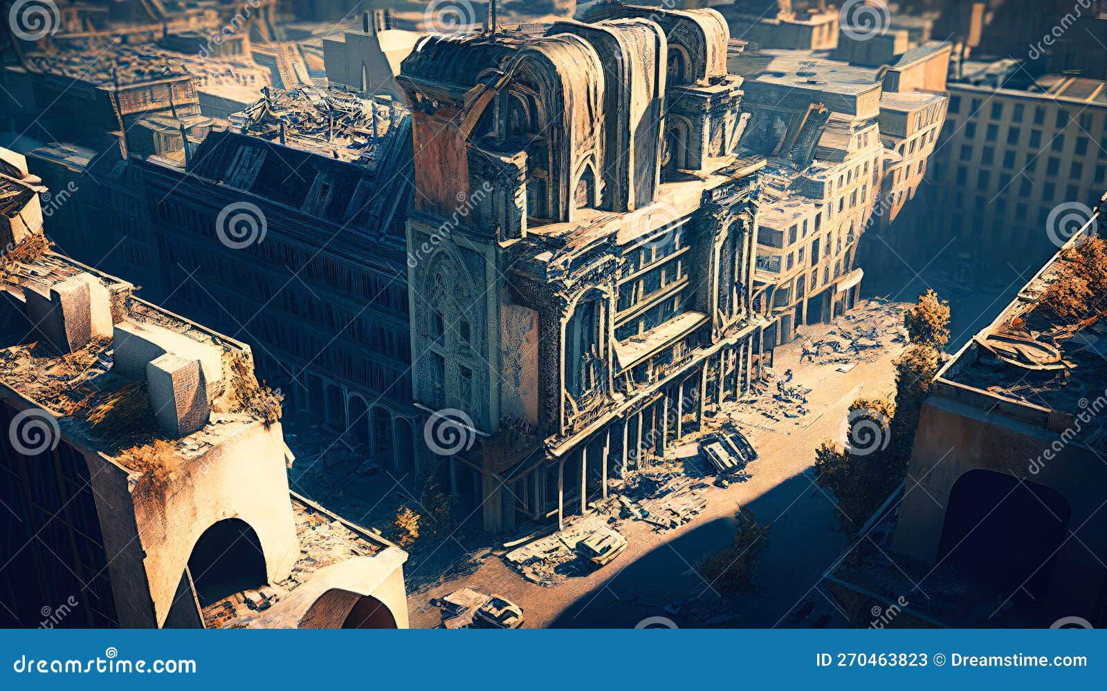 An Apocalyptic Illustration Depicting the Devastating Consequences of a ...