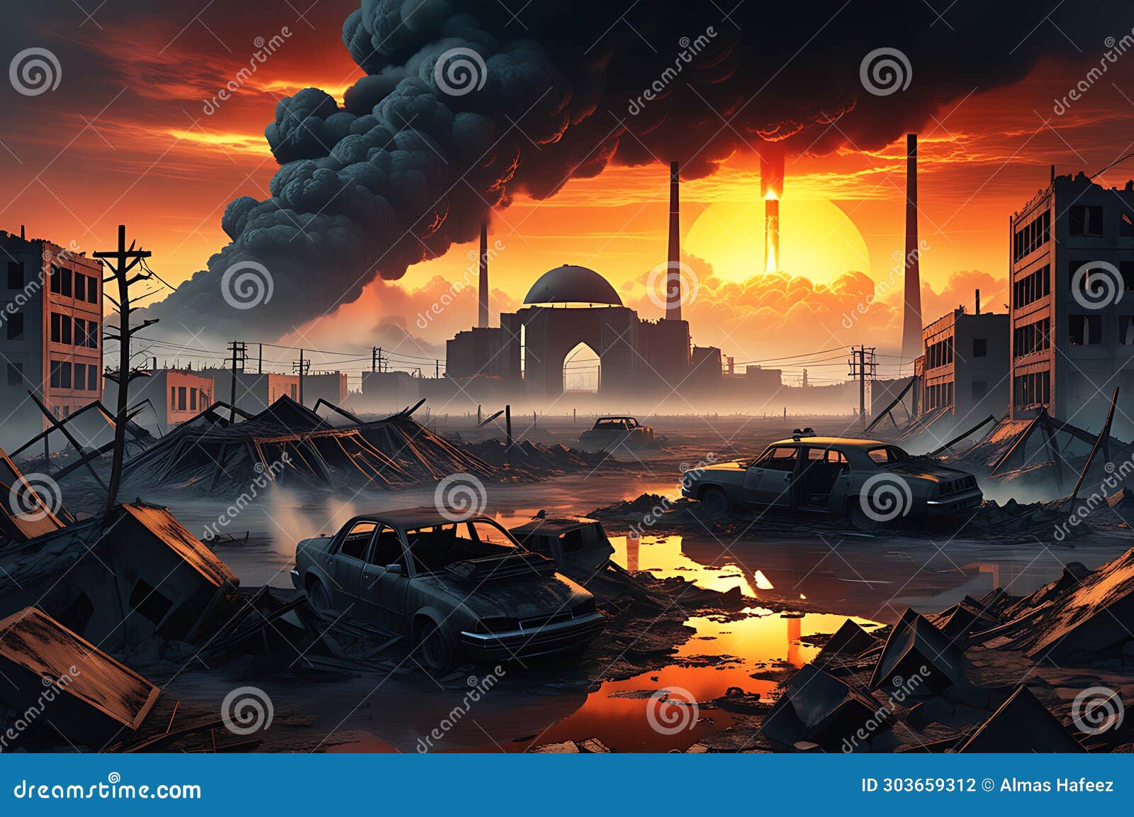 Apocalyptic Landscape: Aftermath of a Global Nuclear War - Charred ...