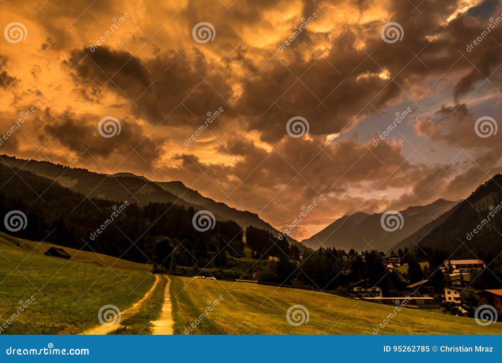Apocalyptic landscape stock image. Image of dark, natural - 95262785