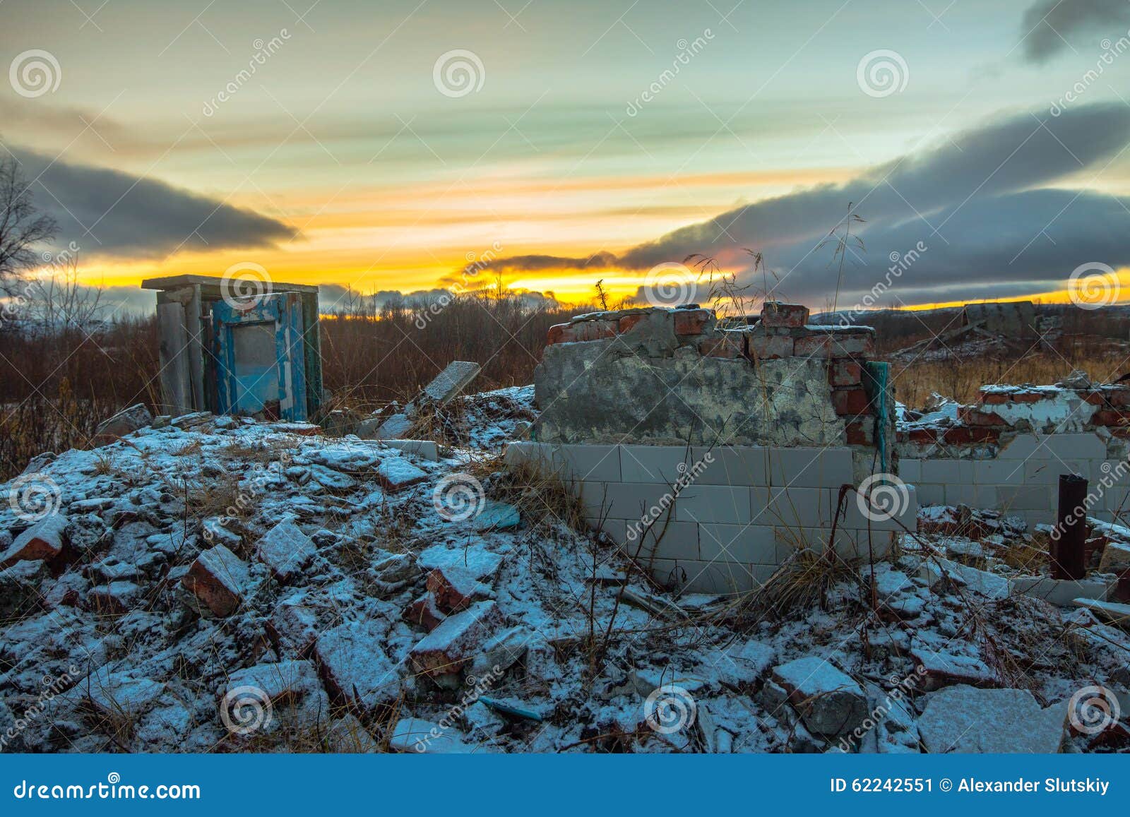 Apocalyptic landscape stock image. Image of aggression - 62242551