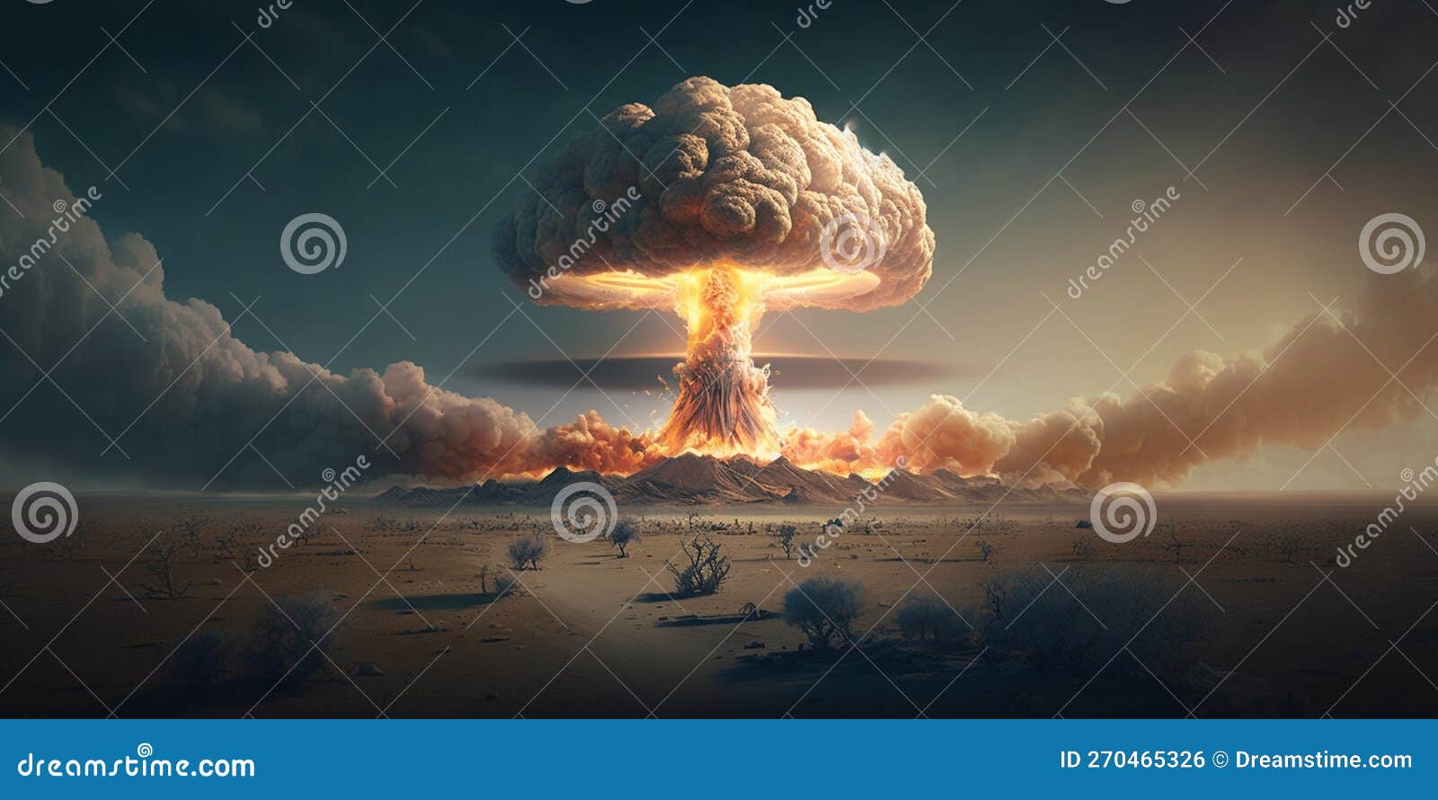 Apocalyptic Scene: Devastating Nuclear Explosion and Its Effects on the ...