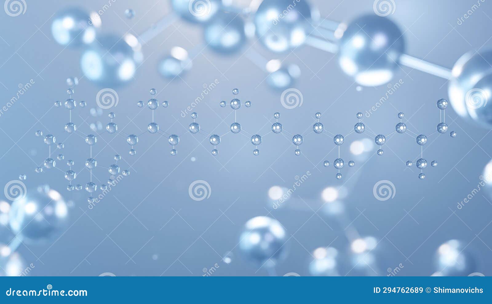 Apocarotenal Molecular Structure 3d, Flat Model, Colorings Agent E160 ...