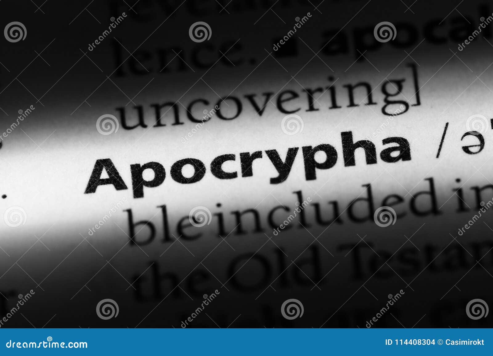 Apocrypha stock photo. Image of closeup, concept, page - 114408304