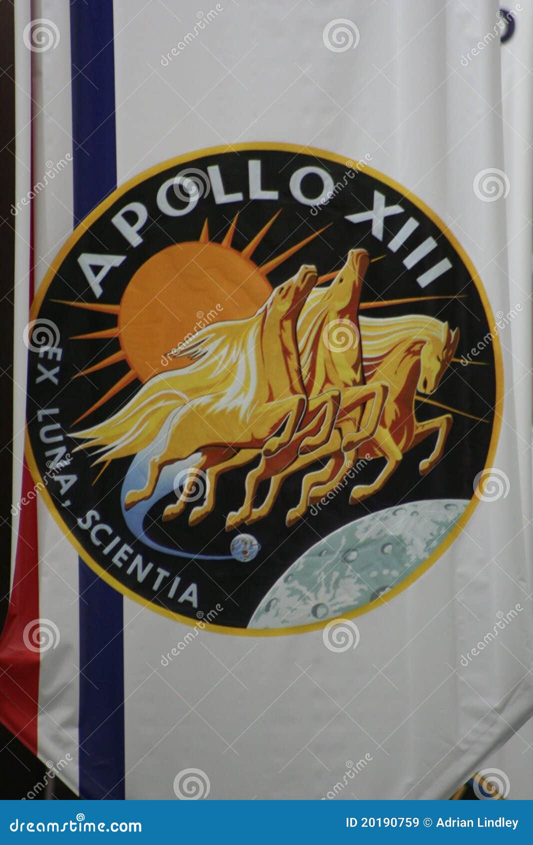Apollo 13 Mission Badge editorial stock image. Image of horse - 20190759