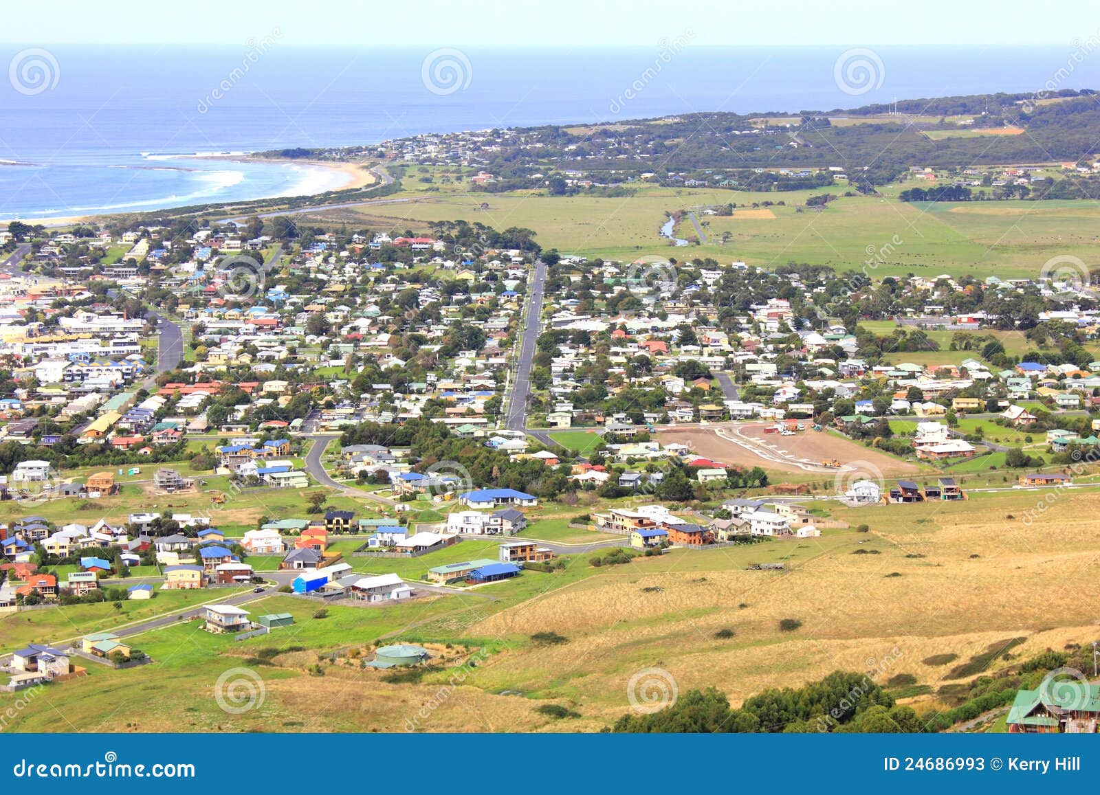 Apollo Bay in Australia/great Ocean Road Stock Image - Image of ...