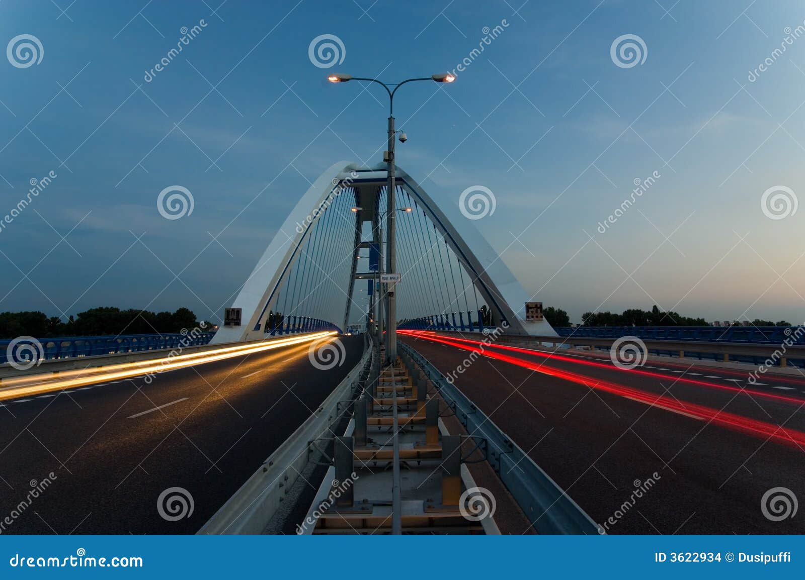 Apollo Bridge in Bratislava Stock Photo - Image of danube, bridge: 3622934