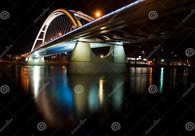 Apollo Bridge in Bratislava Stock Image - Image of river, apollo: 4771225