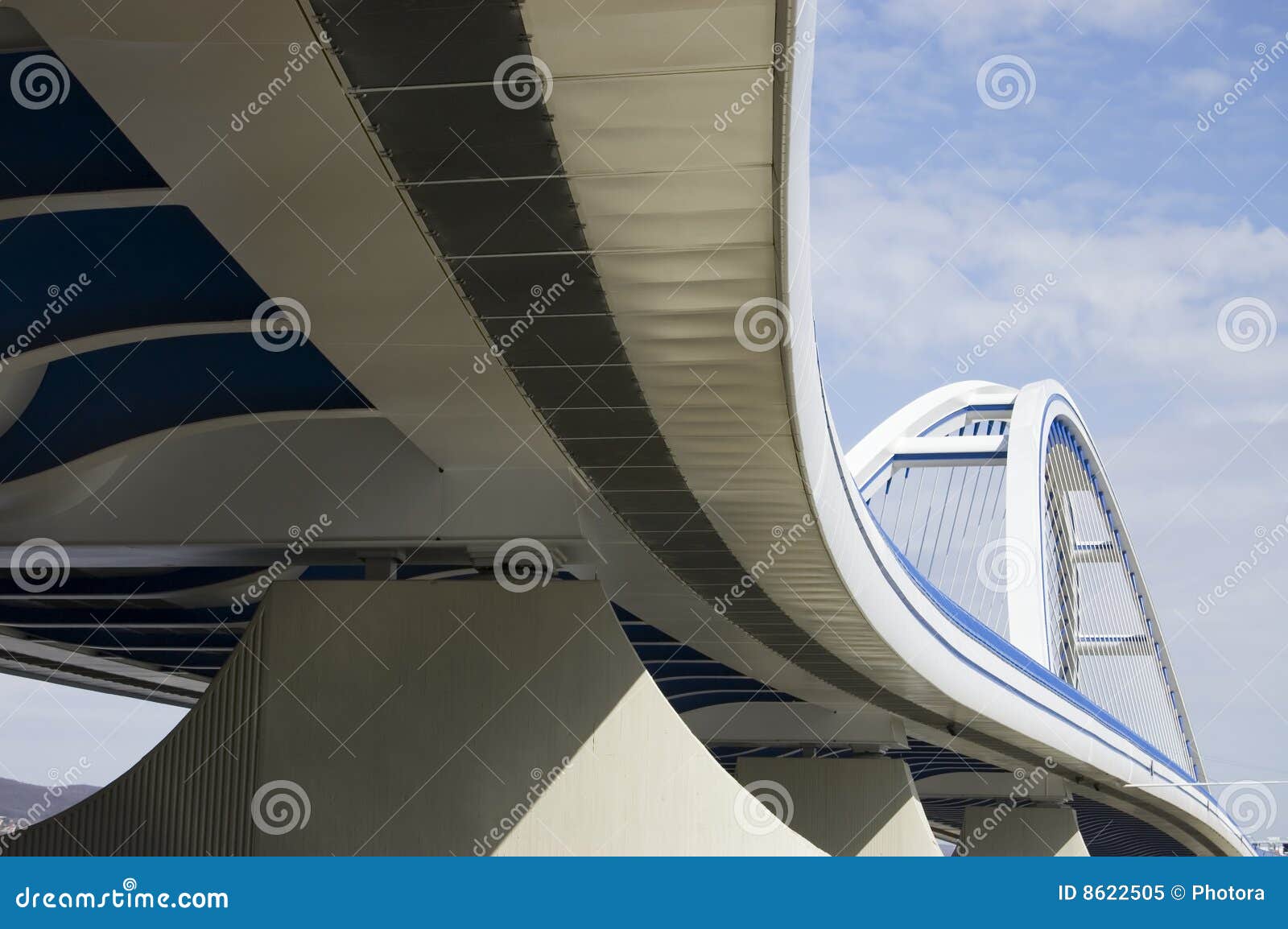 Apollo Bridge in Bratislava, Slovakia Stock Image - Image of ...