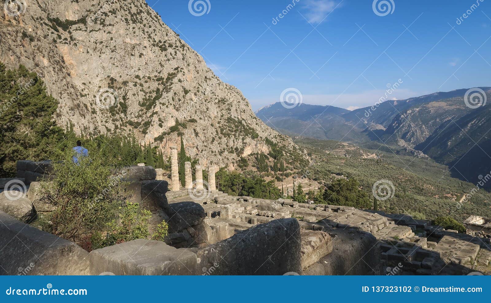 Apollo, Delphi, Greece stock photo. Image of antique - 137323102