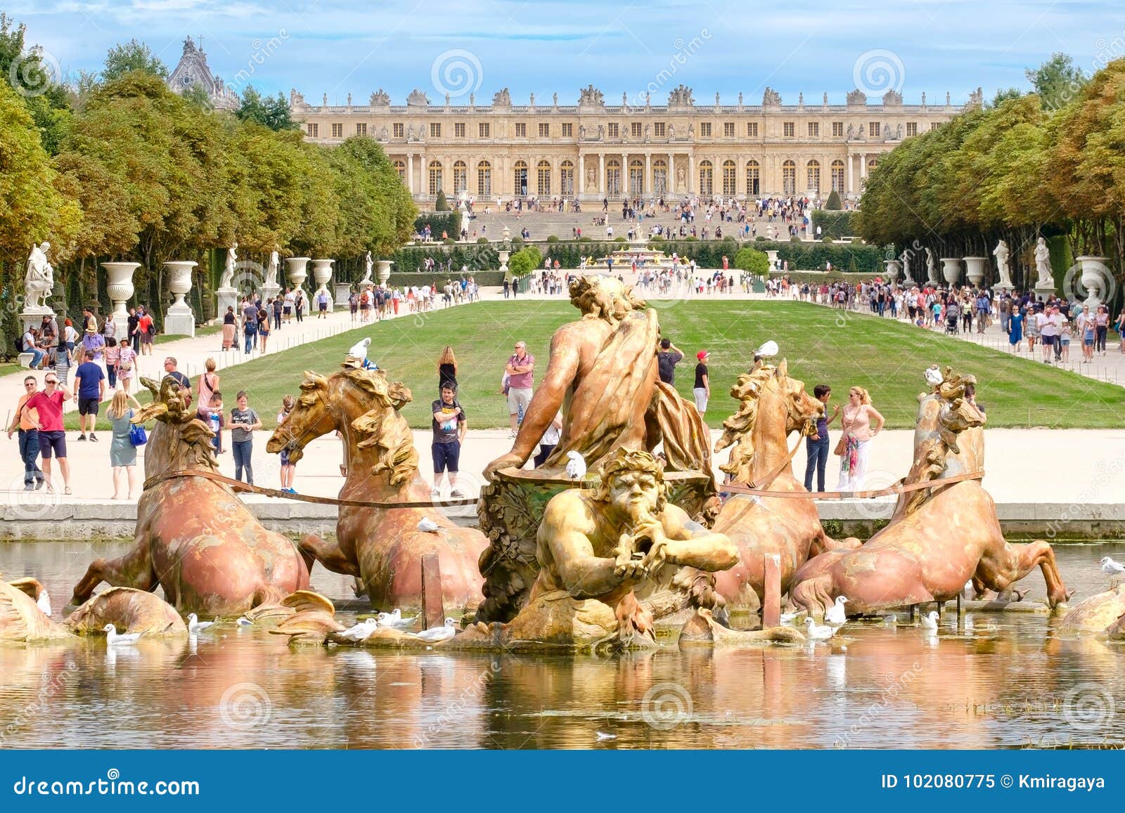 The Apollo Fountain and the Gardens of the Palace of Versailles ... The Apollo Fountain and the Gardens of the Palace of Versailles ...