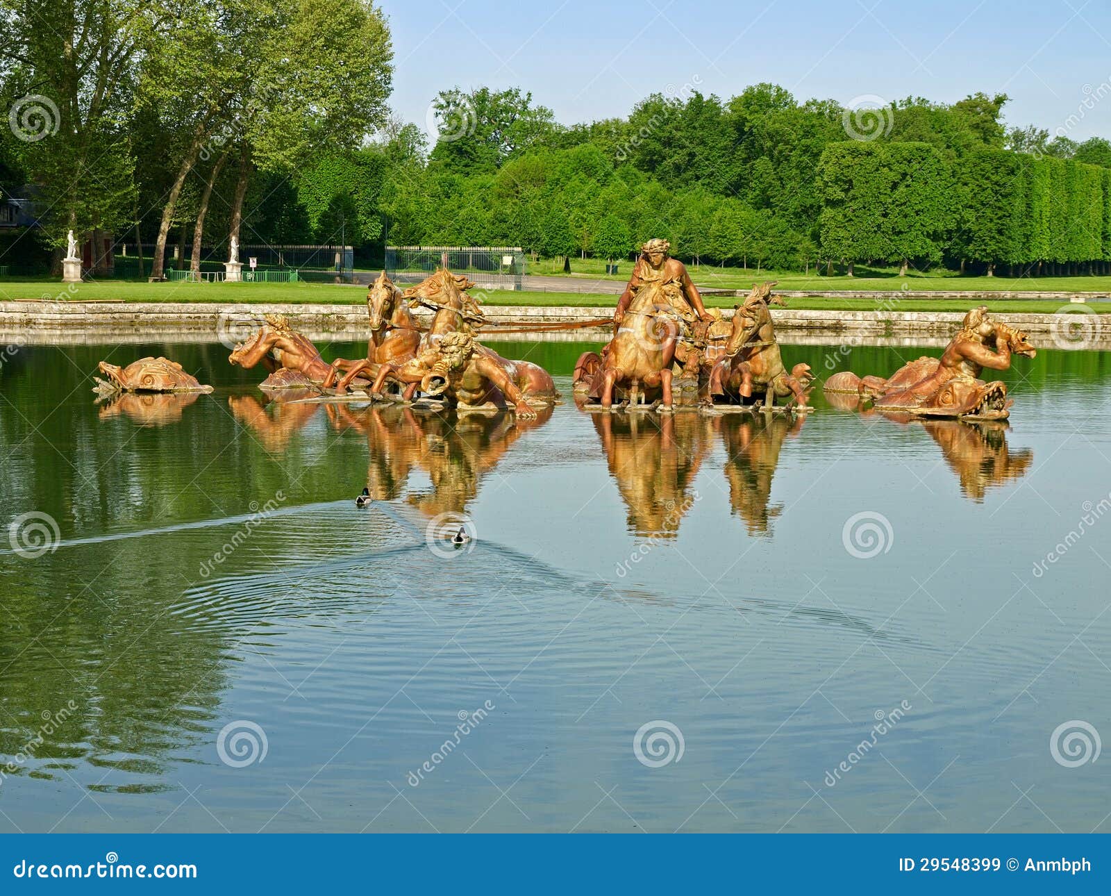 Apollo Fountain at Versailles Stock Image - Image of park, magnificent ...