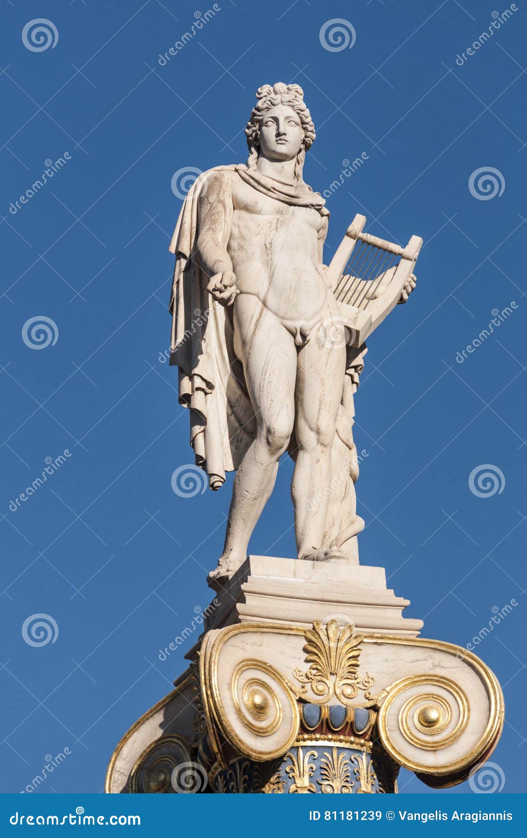 Apollo god statue stock image. Image of architectural - 81181239