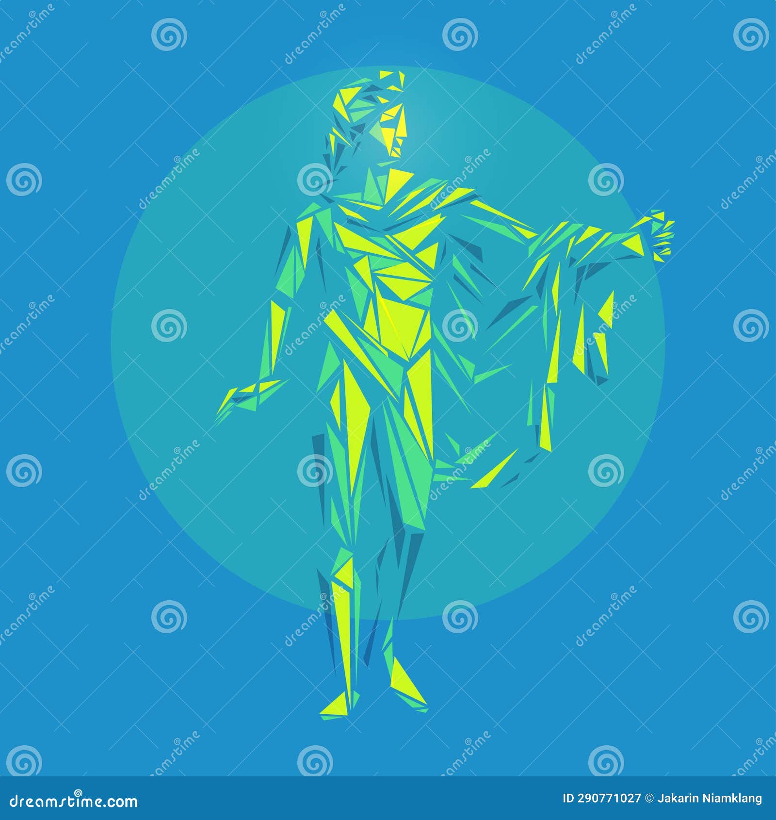 Apollo God Mascot Logo Design Cartoon Vector | CartoonDealer.com #256255469
