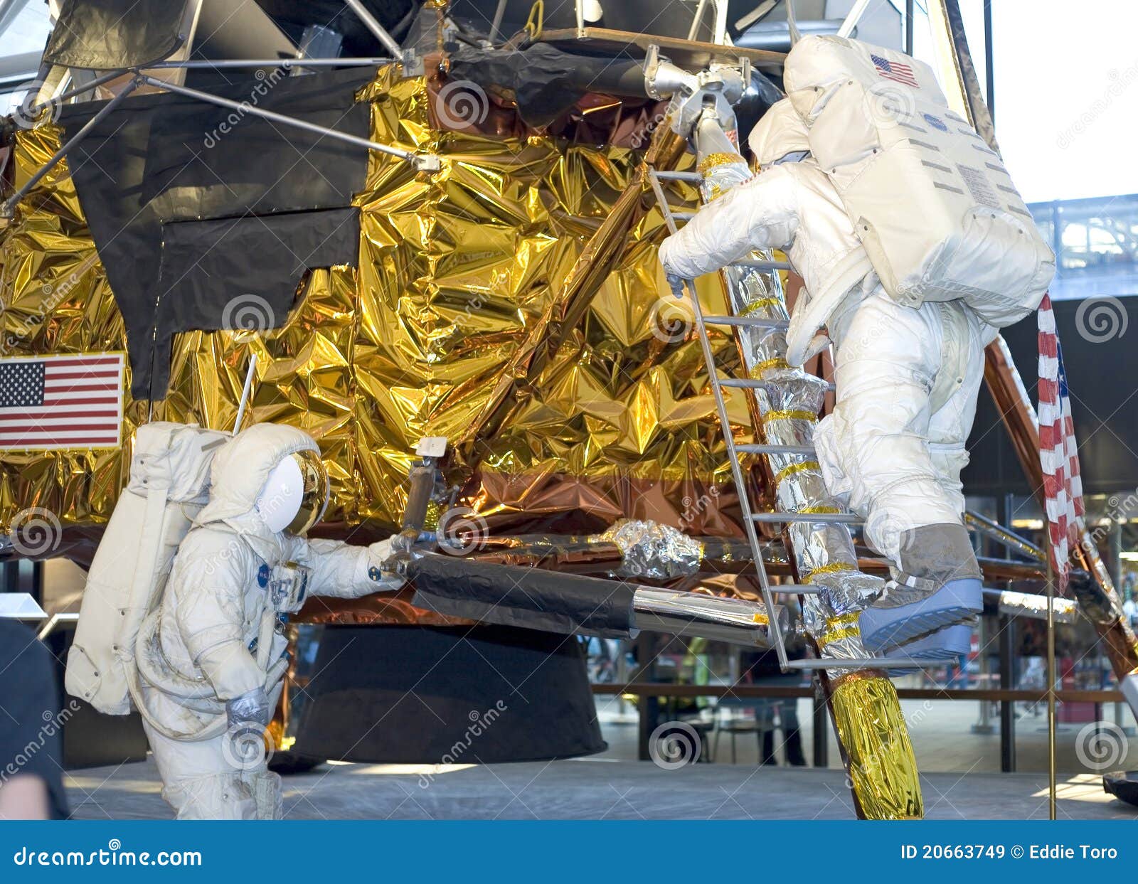 Apollo Lunar Module Astronaut Editorial Stock Image - Image of ...