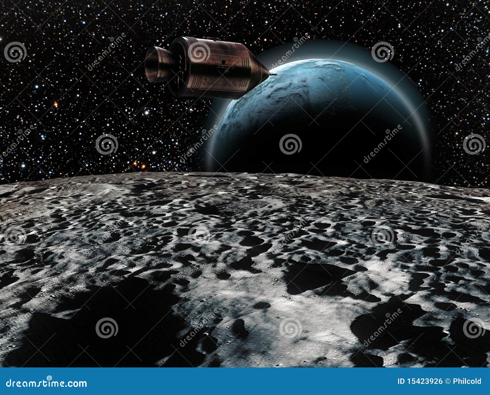 Apollo missions stock illustration. Illustration of spatial - 15423926