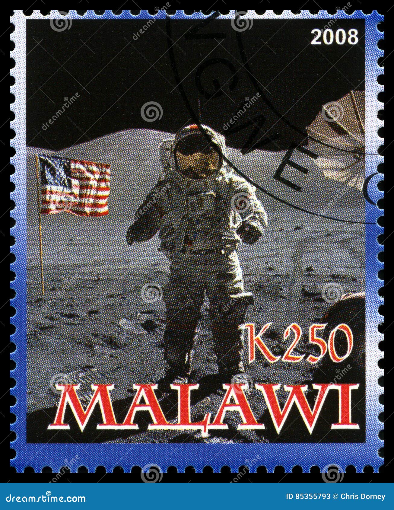 Apollo 17 Postage Stamp from Malawi Editorial Stock Photo - Image of ...