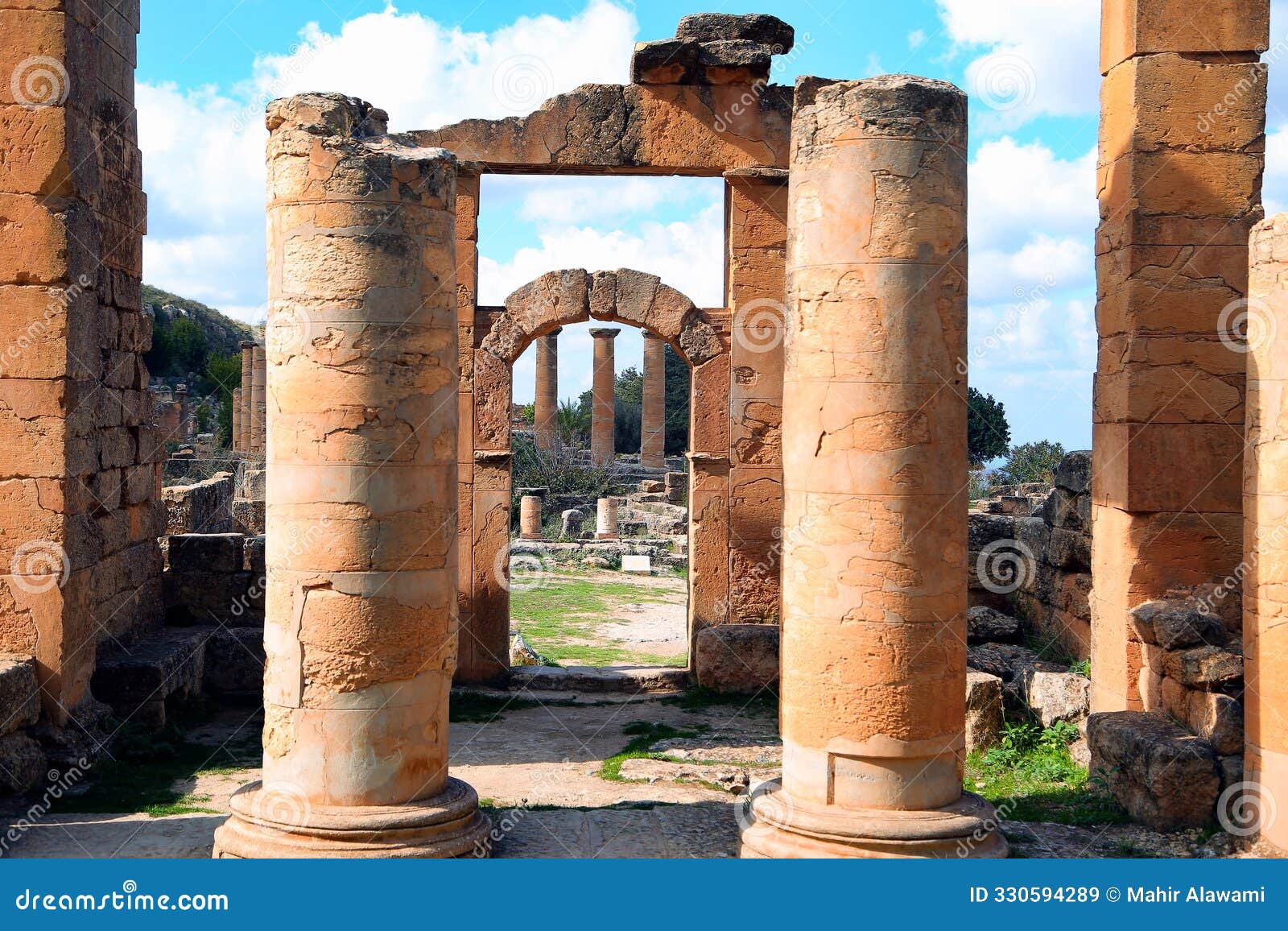 Apollo Sanctuary, Cyrene Eastern Libya Stock Image - Image of temple ...