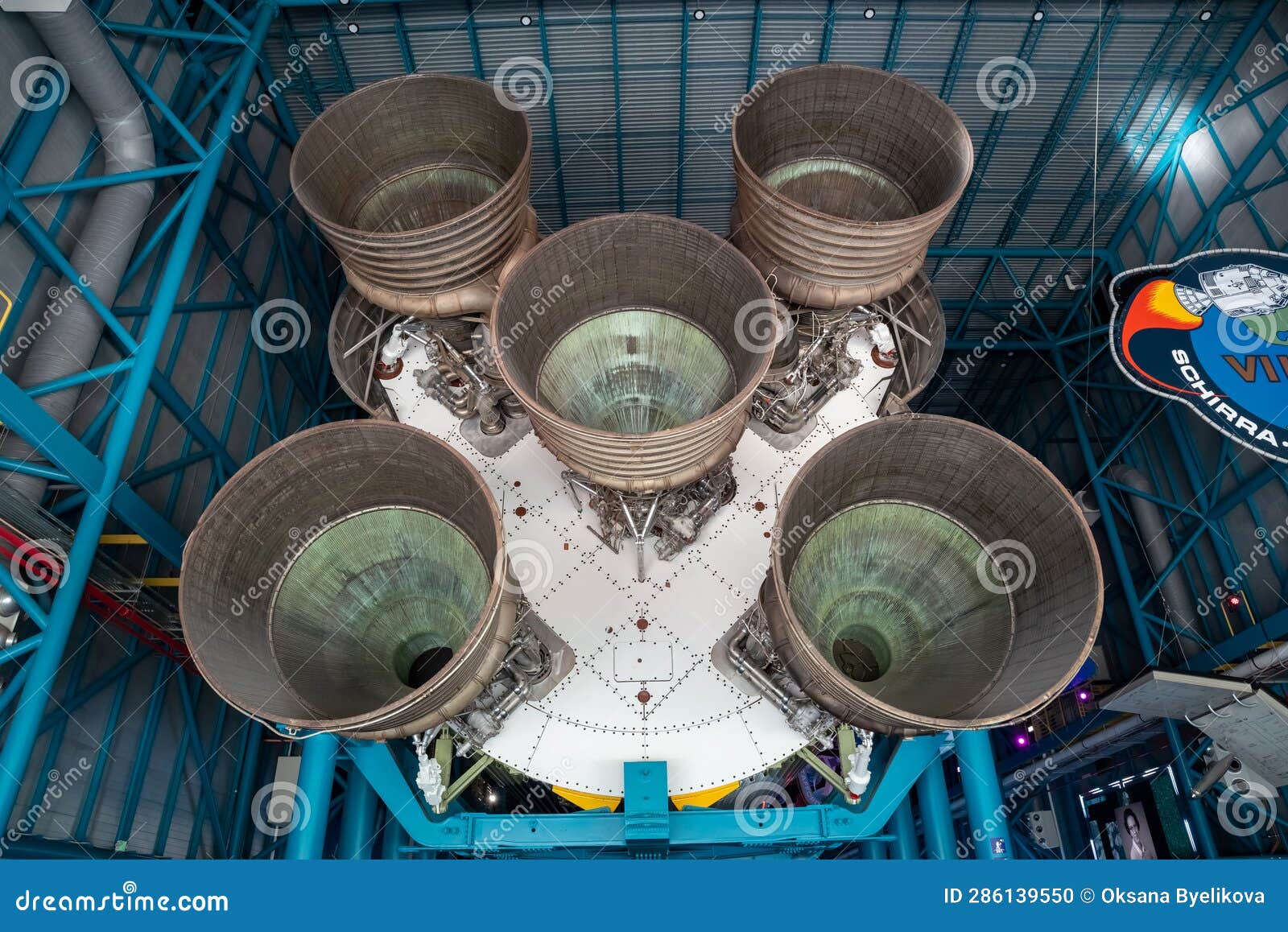 Apollo Saturn V Rocket at Kennedy Space Centre, Florida. USA Editorial ...