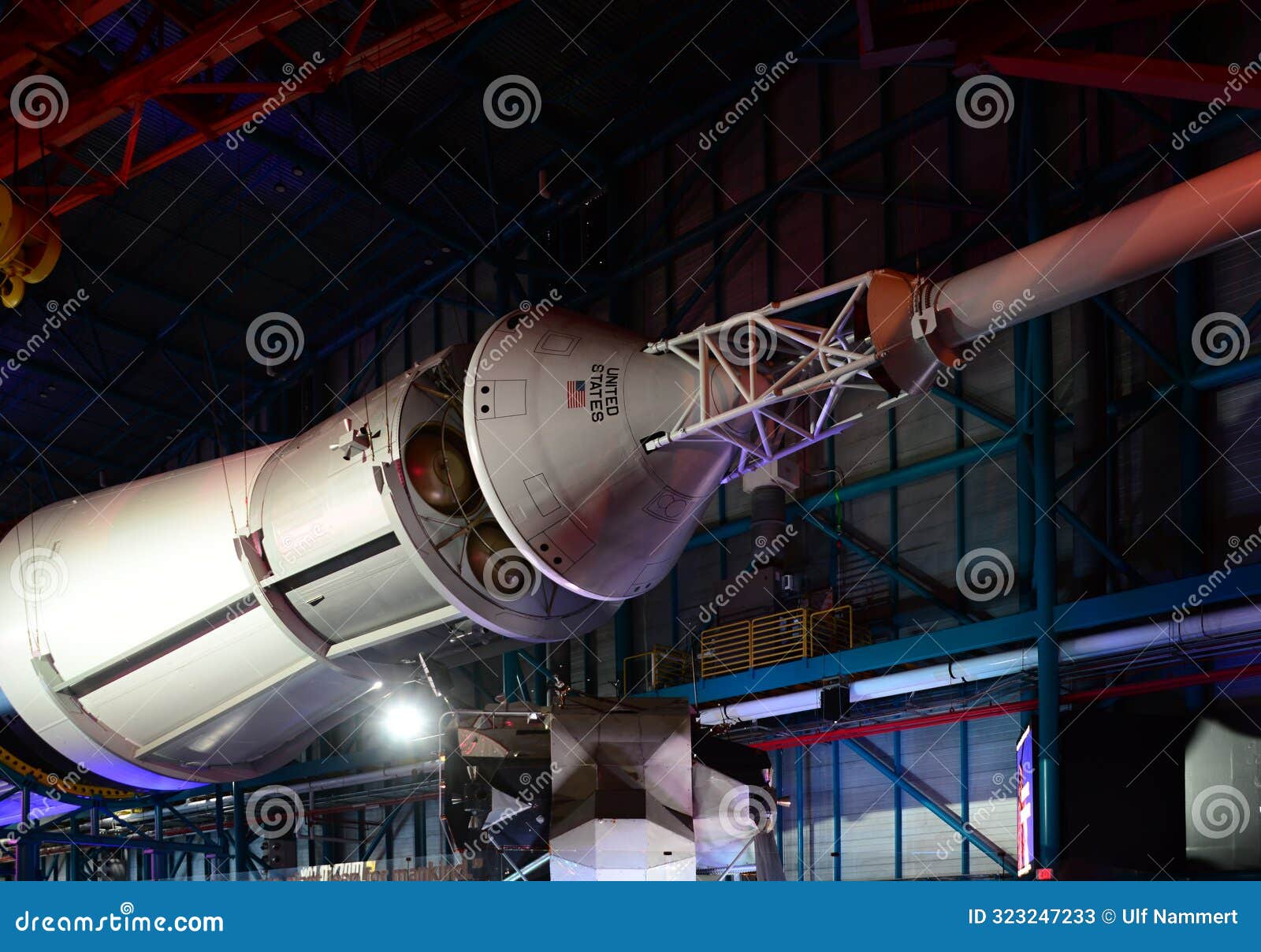 Apollo Ship in Kennedy Space Center, Florida Stock Image - Image of ...