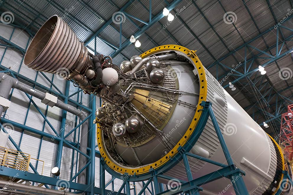 Apollo stage engine editorial stock image. Image of five - 23497749