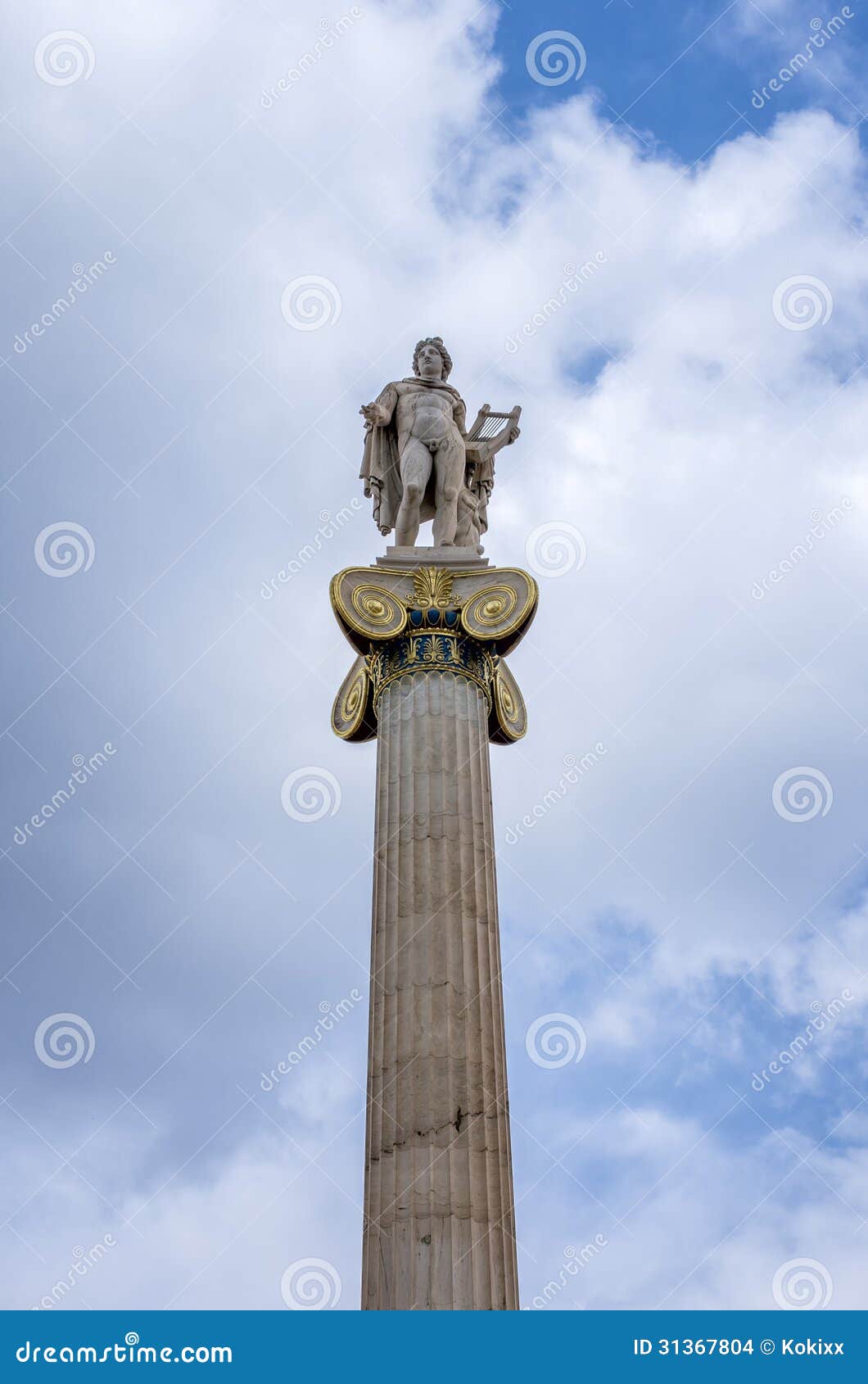 Apollo statue stock photo. Image of adornment, arts, ionian - 31367804