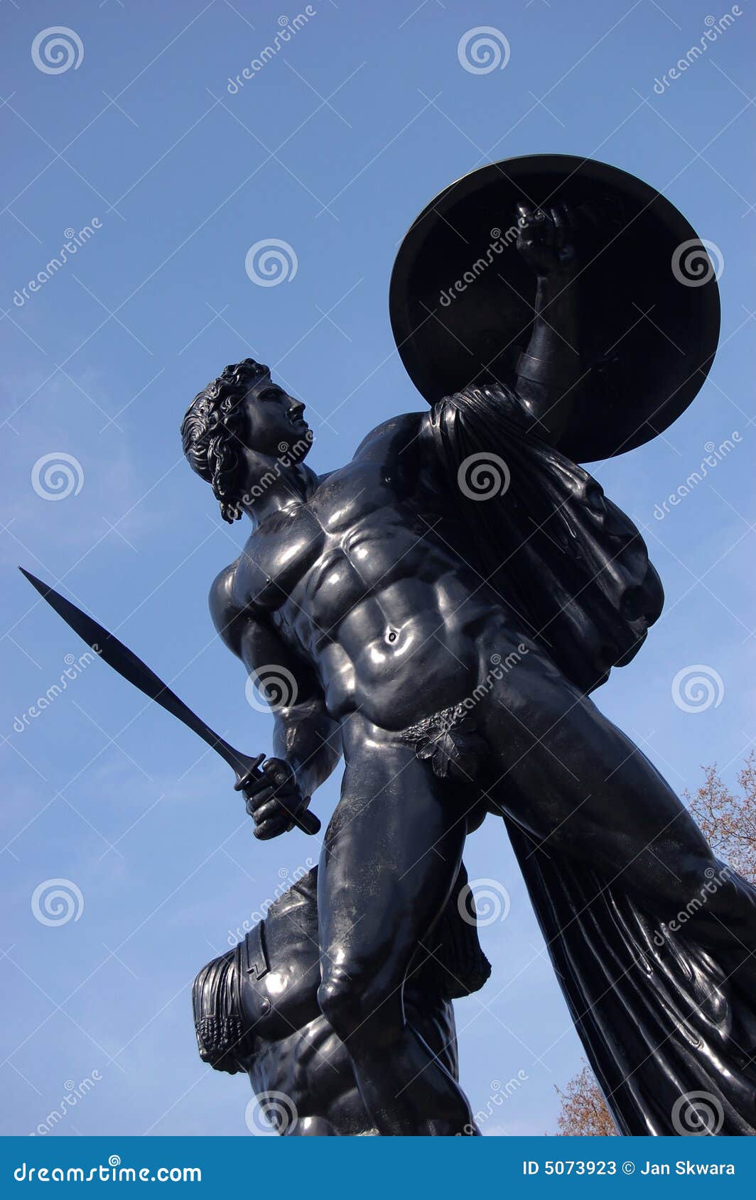 Apollo statue in Hyde Park stock image. Image of power - 5073923