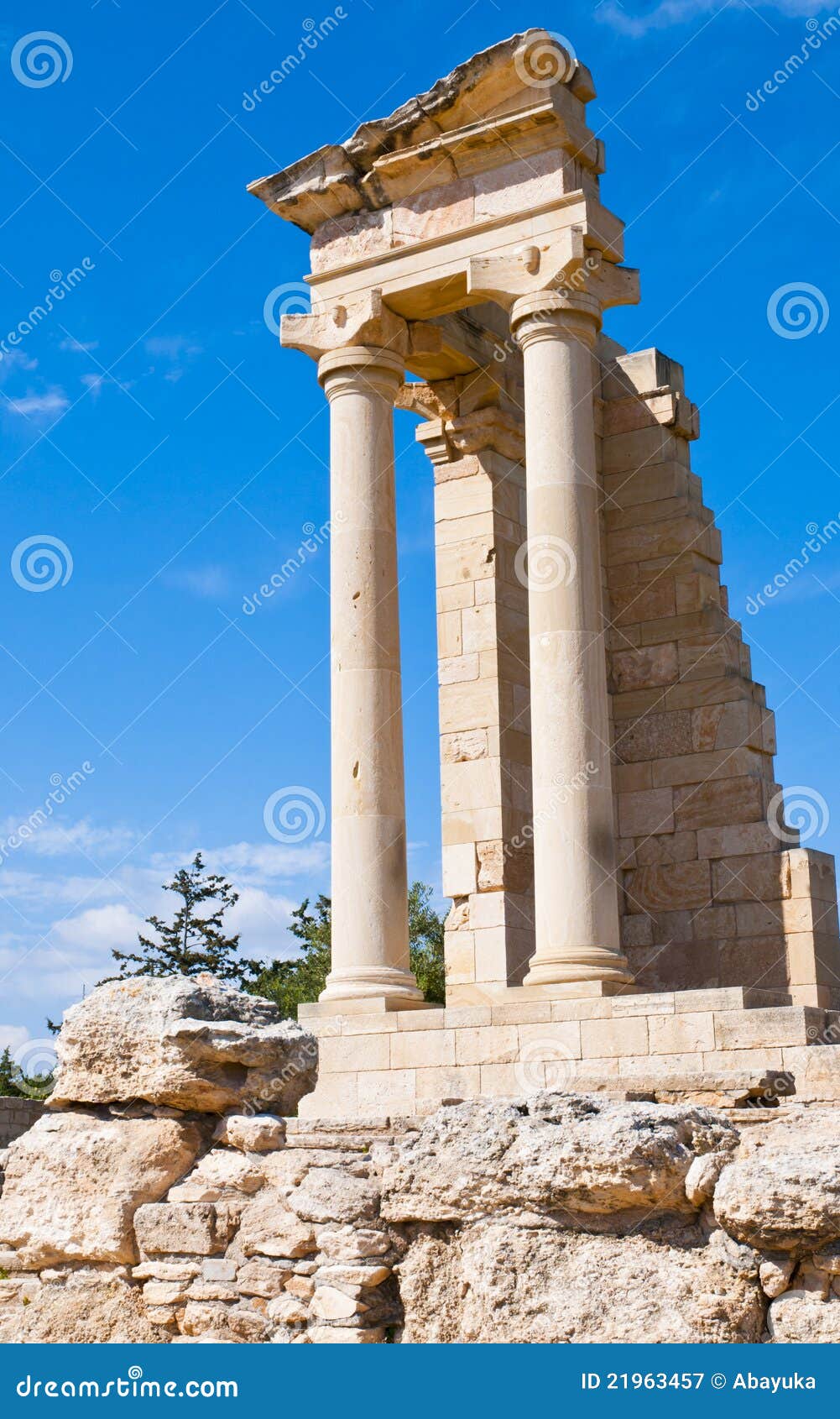 Apollo Temple stock image. Image of capital, site, head - 21963457