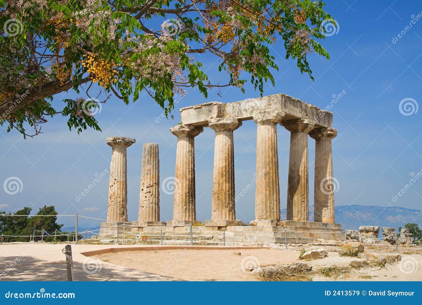 Apollo Temple stock image. Image of hellenic, culture - 2413579