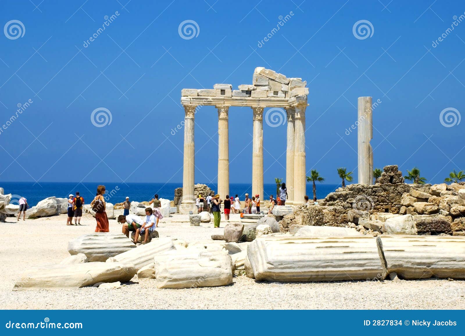 Apollo Temple stock photo. Image of travel, pillar, architecture - 2827834
