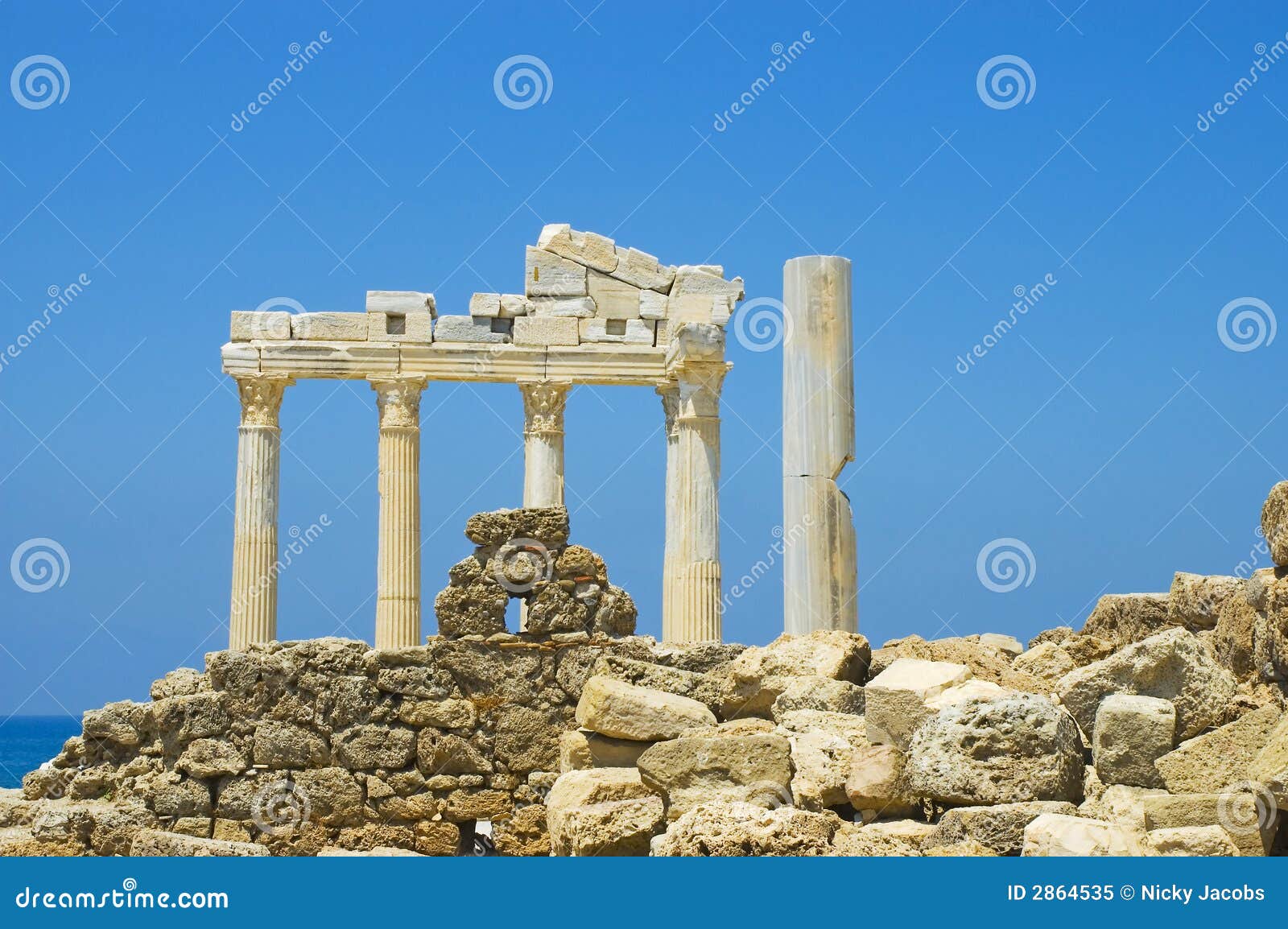 Apollo Temple stock image. Image of greek, tourism, ancient - 2864535