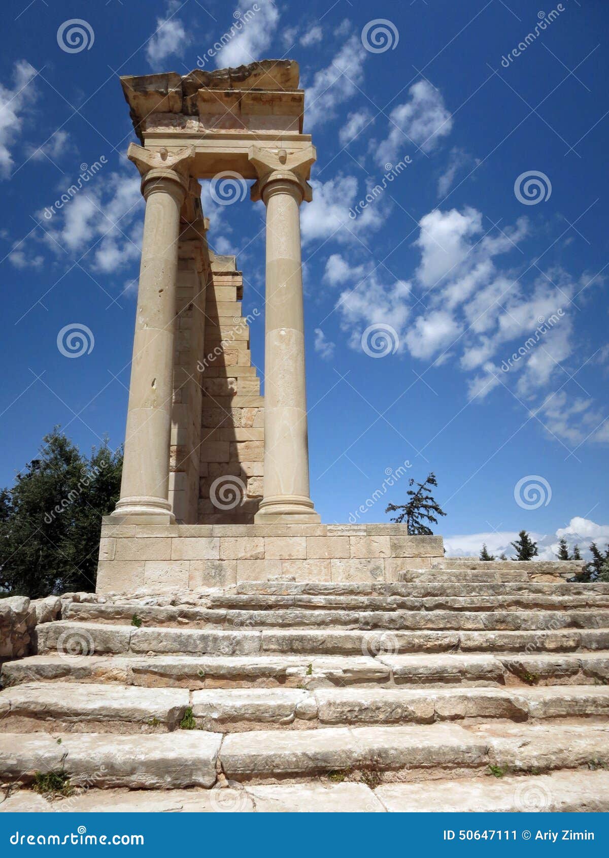 Apollo temple, Cyprus stock image. Image of greek, apollon - 50647111