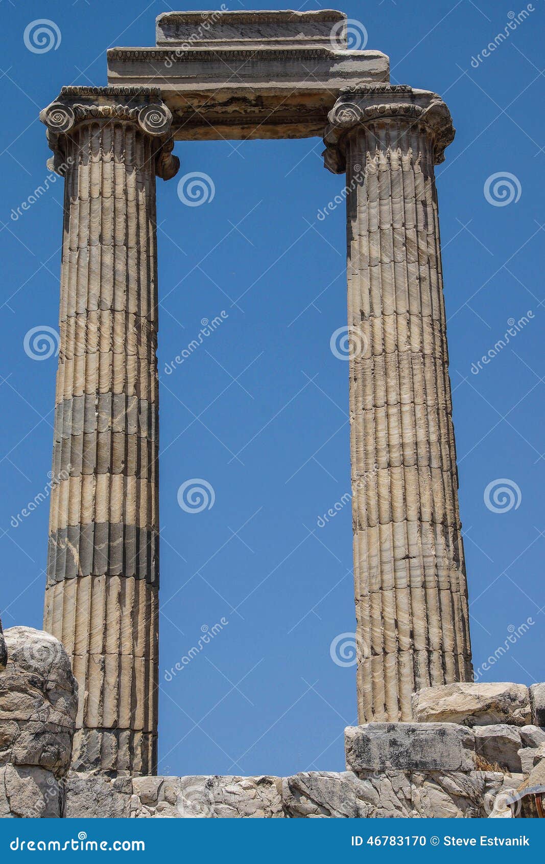 Apollo temple at Didyma editorial image. Image of roman - 46783170