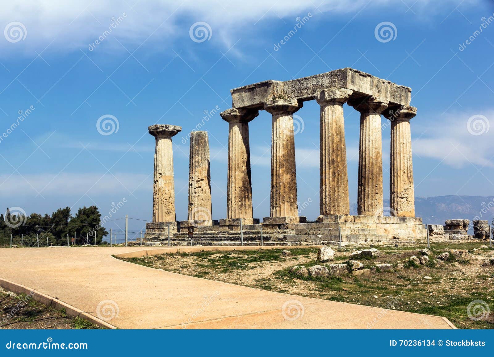 Apollo temple Greece stock photo. Image of archaeology - 70236134