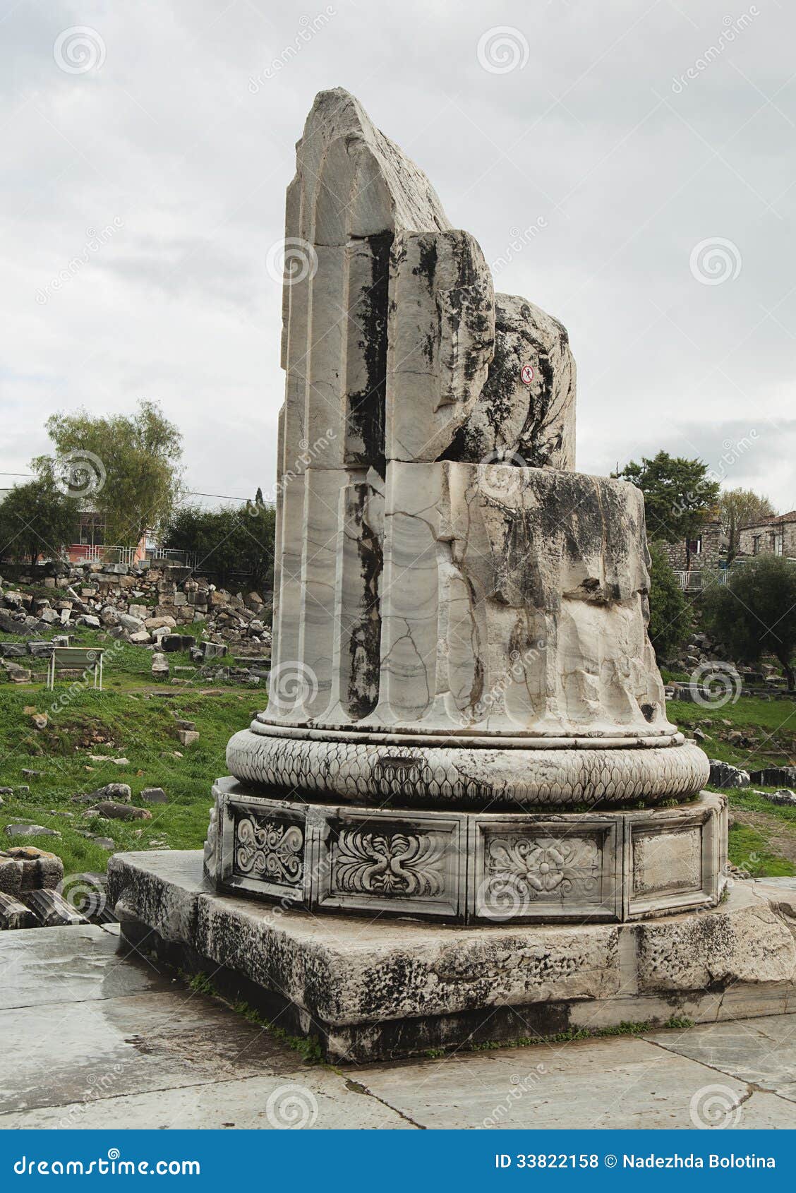 Apollo temple in Turkey stock photo. Image of damaged - 33822158
