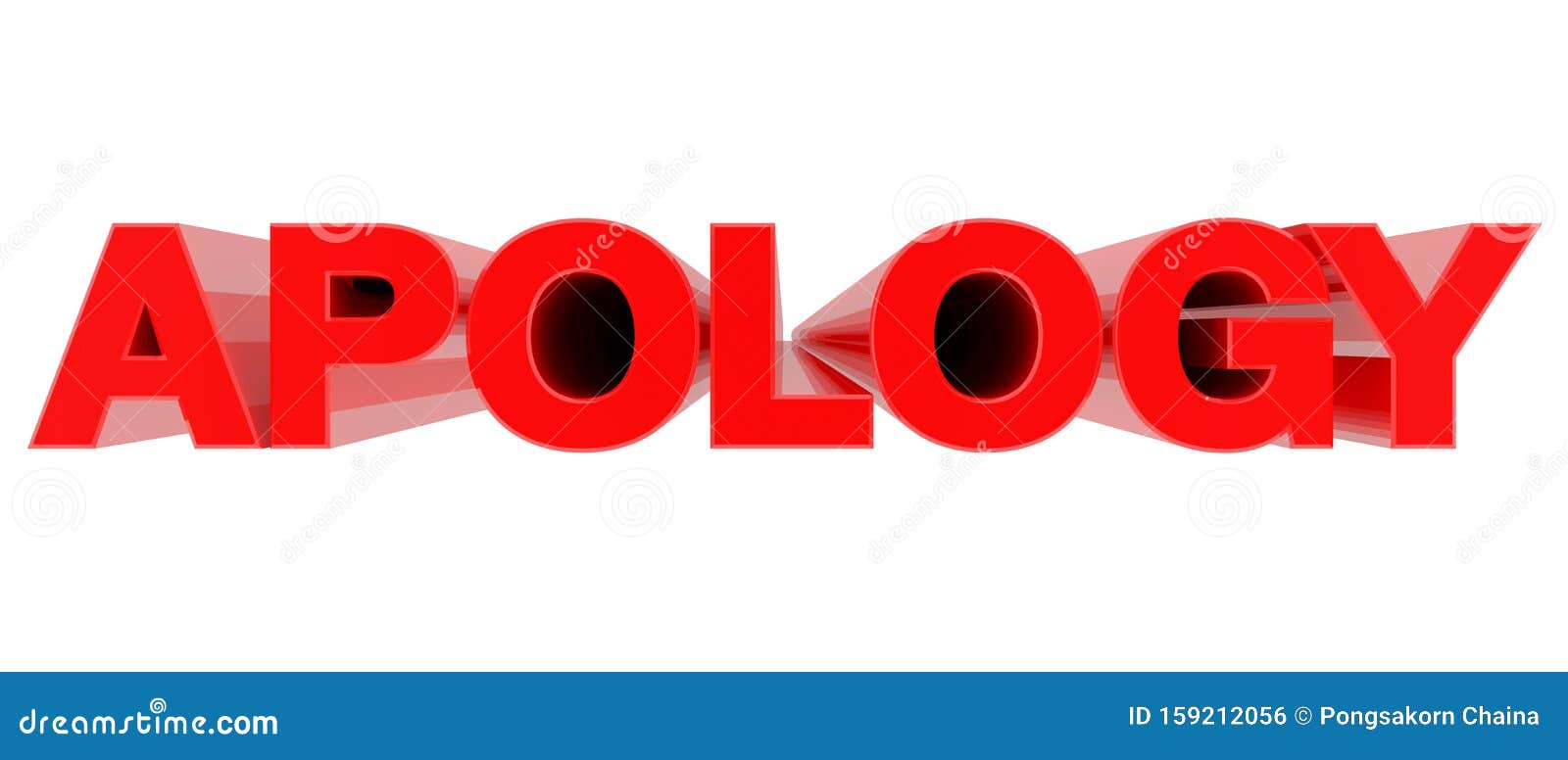Apology Word Cloud And Hand With Marker Concept Stock Photography ...