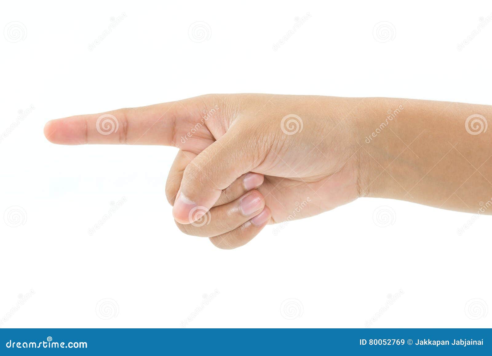 Apontar Do Dedo Da Mão Da Criança Imagem de Stock - Imagem de conceito ...