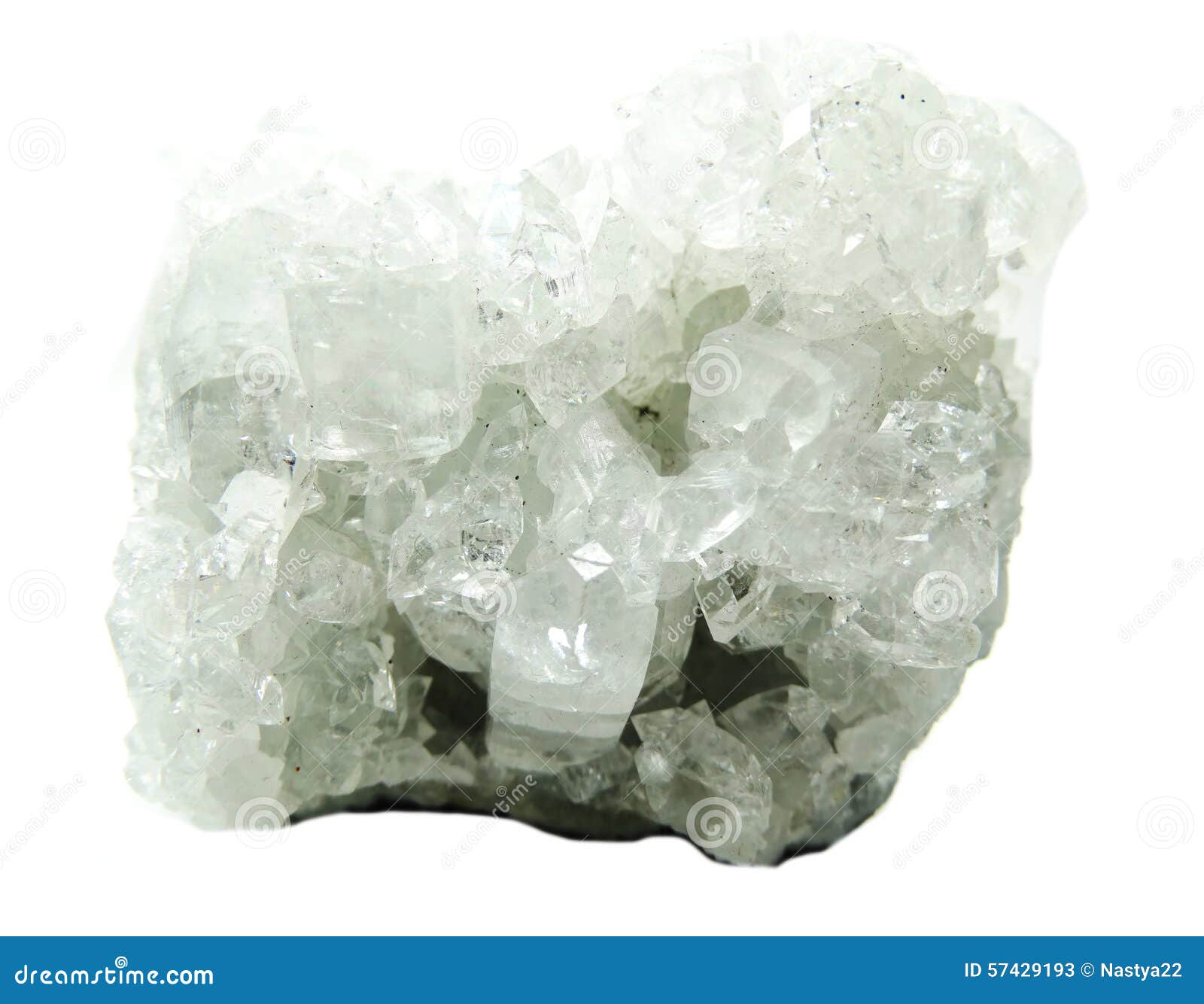 Apophyllite Geode Geological Crystals Stock Image - Image of semigem ...