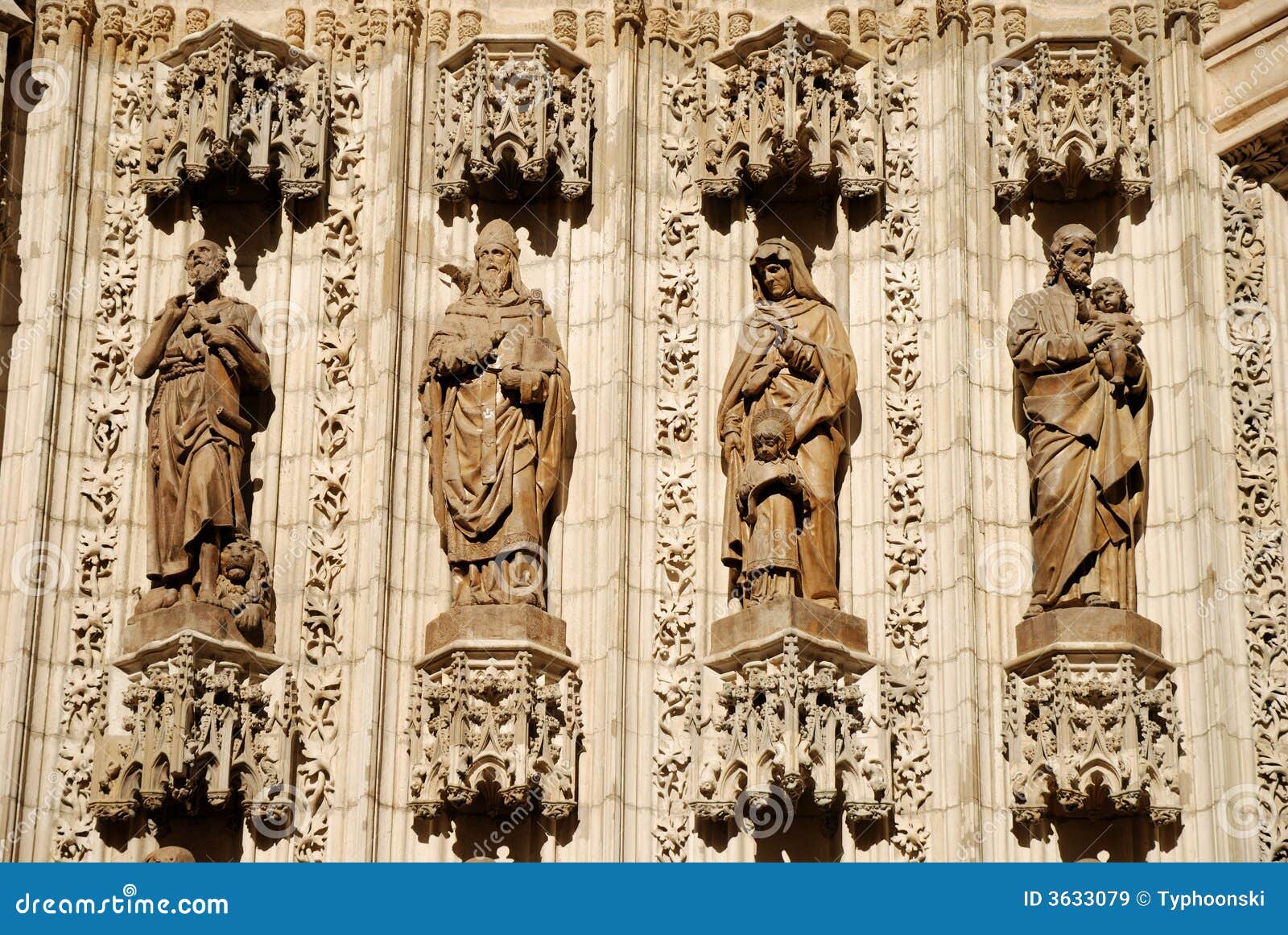 Apostle statues stock image. Image of church, christ, europe - 3633079