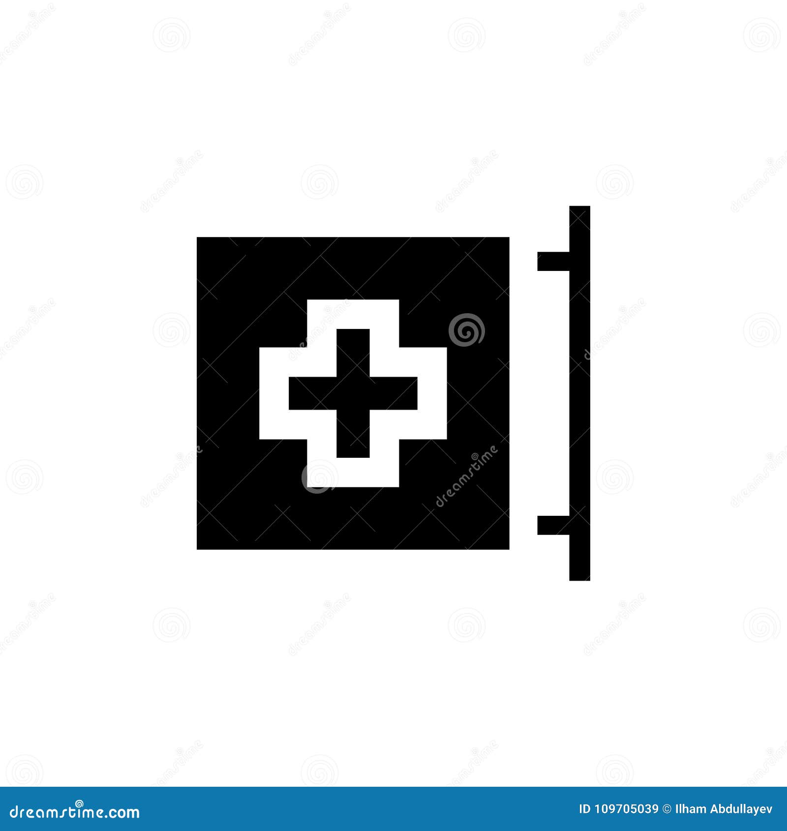 Apotheekpictogram vector illustratie. Illustration of begrip - 109705039